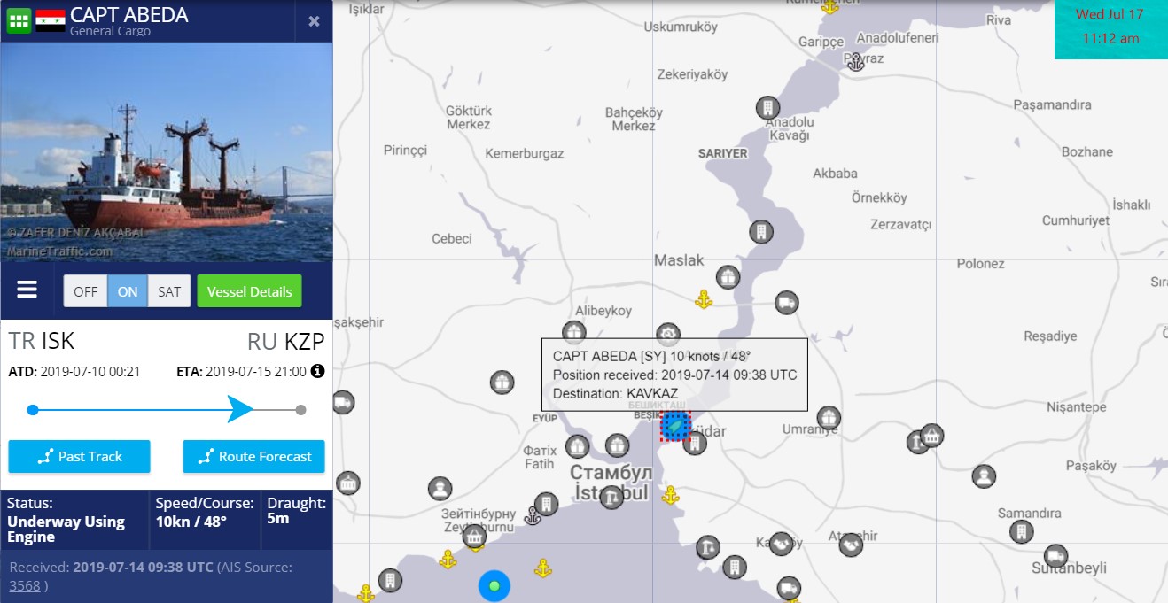 CAPT ABEDA: зерно з Севастополя в Бенгазі (Лівія) - Myrotvorets News